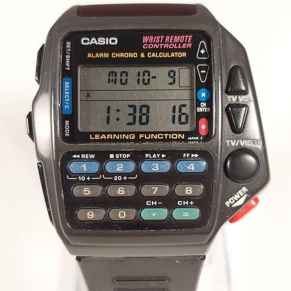 CASIO CMD-40 - Vintage Digital TV Remote Control Calculator Watch 1990s ...