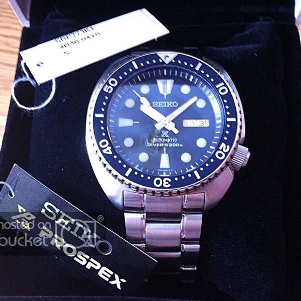 Seiko SRP773 Blue Turtle with Mods | WatchCharts Marketplace