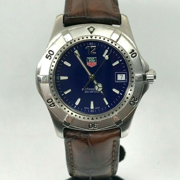 TAG Heuer Professional 200 Meters Men's S.S. Quartz Watch WK1113-0 38mm ...