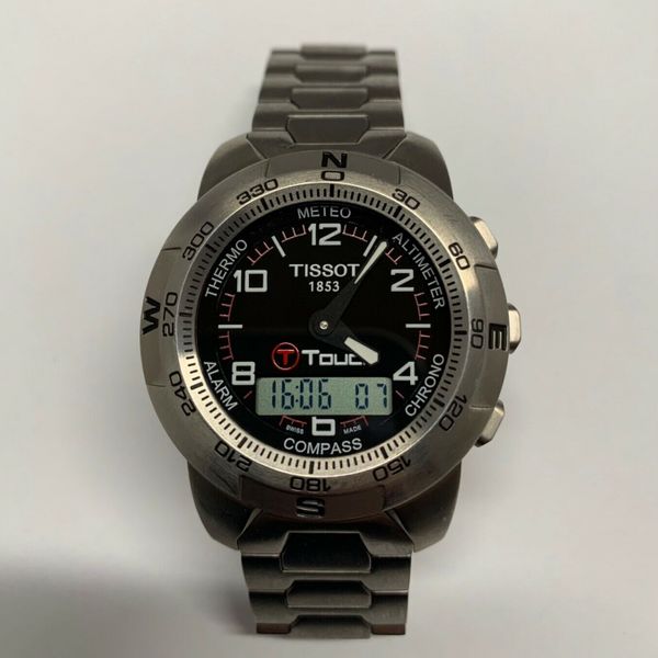 Tissot T-Touch Titanium Men's Smart Wristwatch, Reference #: Z253/353 ...