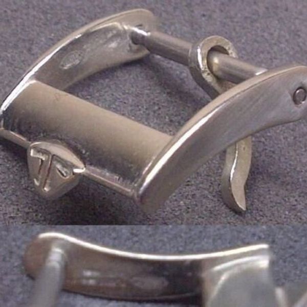Original Jaeger LeCoultre Buckle 1 Fibbia 14mm inner Stainless Steel ...