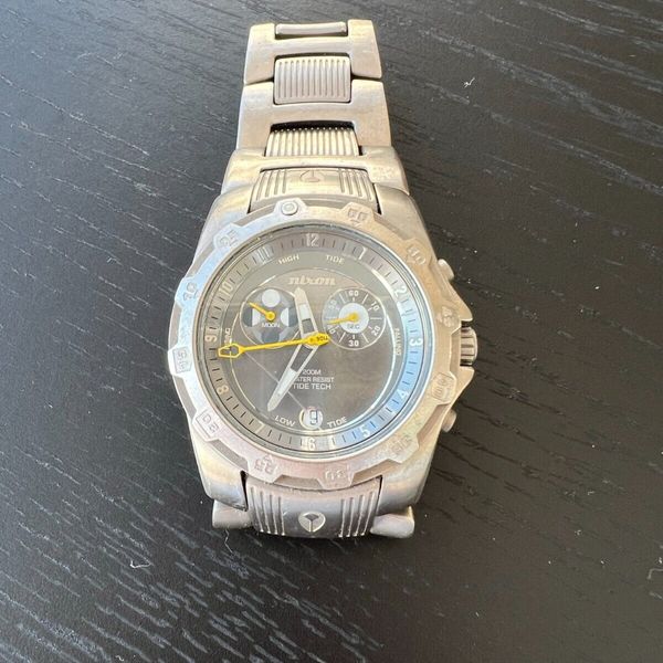 Mens Nixon Watch The Tide Rover TI | WatchCharts Marketplace