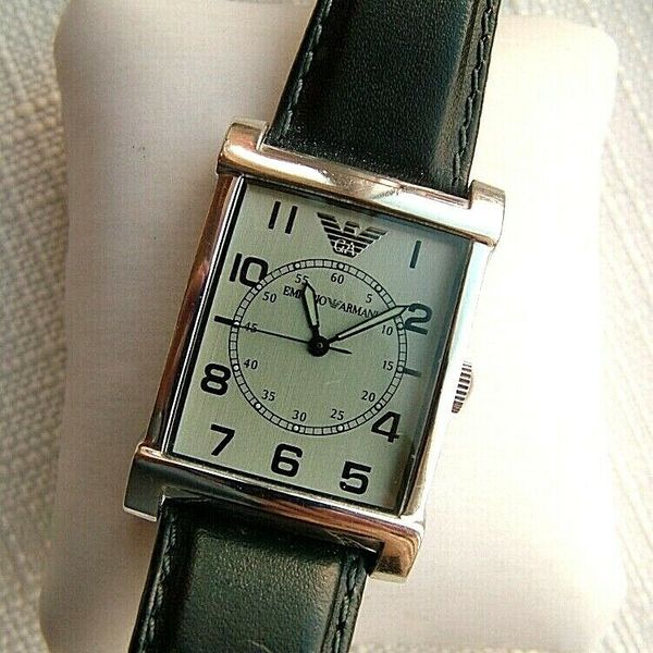 Men's Emporio Armani AR-0211 Quartz Watch. 50m. Working. All Steel Case ...