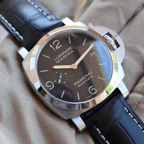 FSOT BNIB Panerai PAM 1312 Luminor Marina BLACK DIAL 44MM 2021 PAM1312 ...