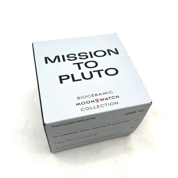 Omega X Swatch Moonswatch Mission To The Pluto Box Original | WatchCharts Marketplace