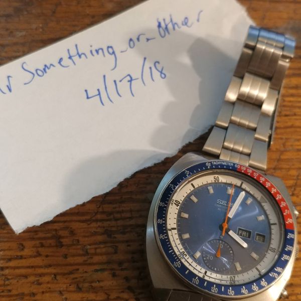 [WTS/WTT]Seiko 6139-6002 Pepsi Pogue Speed Timer | WatchCharts Marketplace
