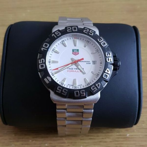 Men's TAG Heuer White Face Formula 1 | WatchCharts Marketplace