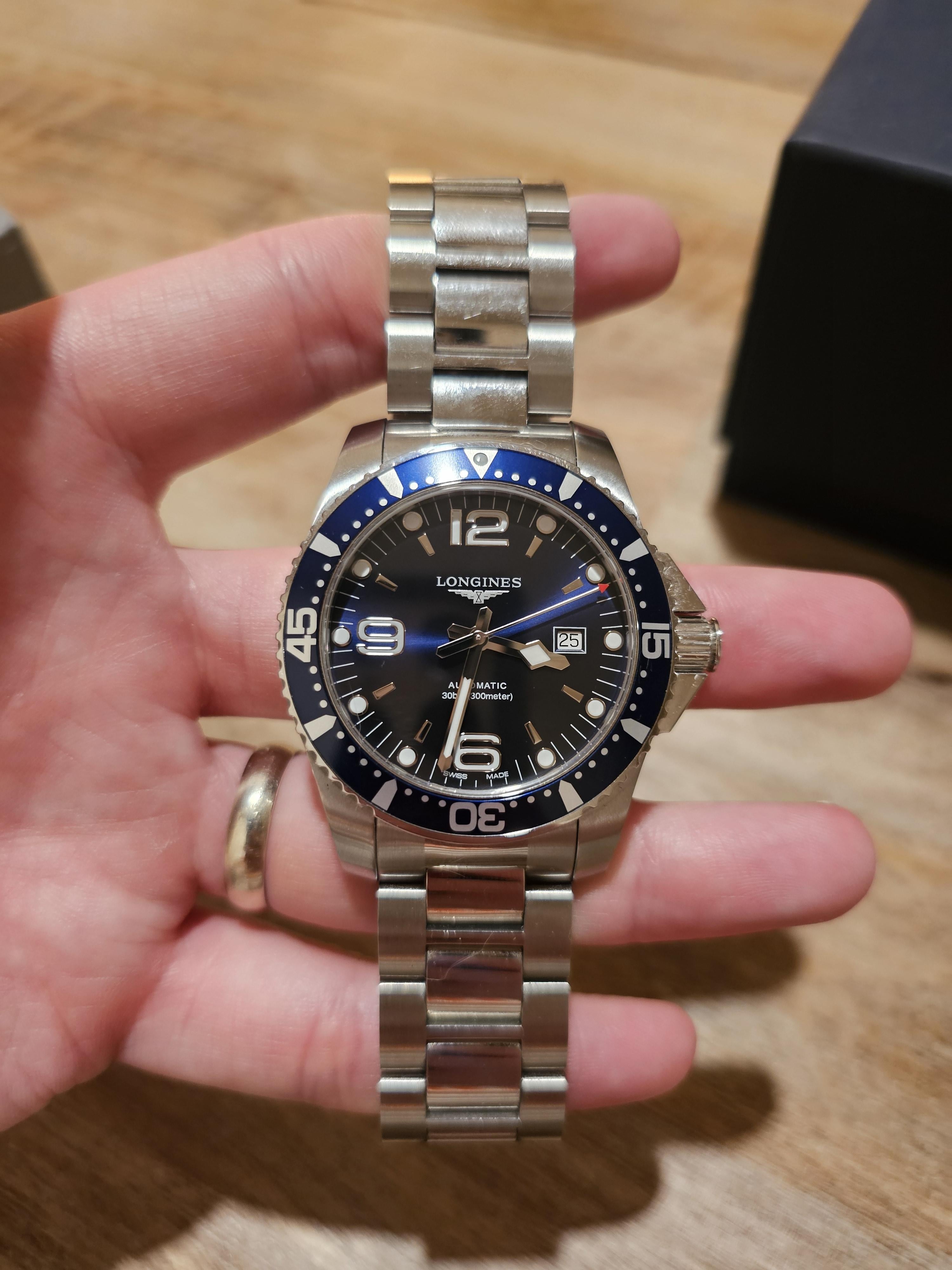 [WTS] Longines Hydroconquest Blue Dial 44mm | WatchCharts Marketplace