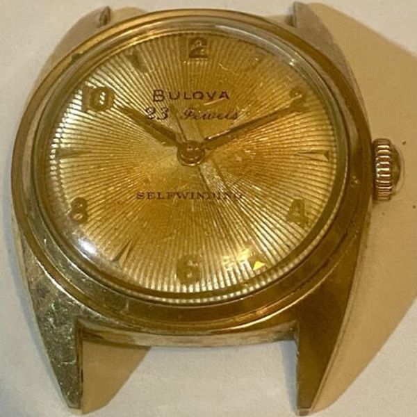 Bulova 23 j Mens Self Winding Vintage Watch Runs | WatchCharts Marketplace