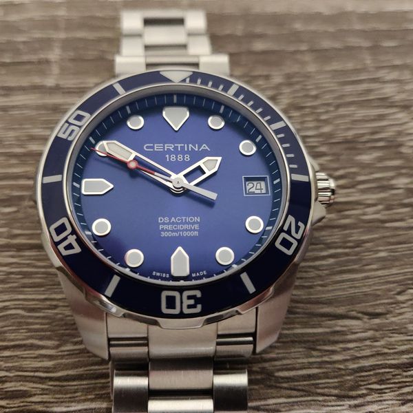 FS: Certina DS Action Precidrive HAQ Diver (Blue) | WatchCharts Marketplace