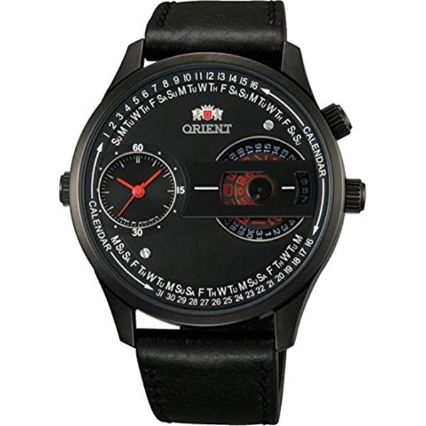 Orient Orient Watch Watch Orient # FXC00002B Men's Dual Time Zone ...