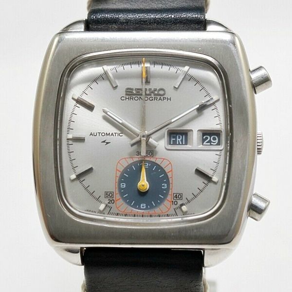 Seiko Monaco Chronograph Automatic Ref 7016-5000 Men's Vintage Watch ...