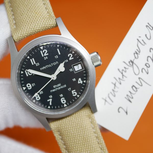 [WTS] Hamilton Khaki Black Hand Wind Sapphire Glass 33mm with Box and ...