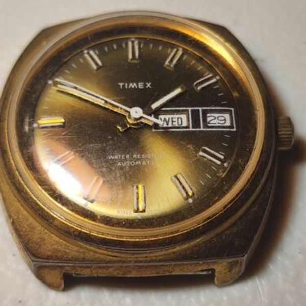 Vintage 1970s Timex Automatic 1976 Mens Day Date 47960 03376 Watch ...