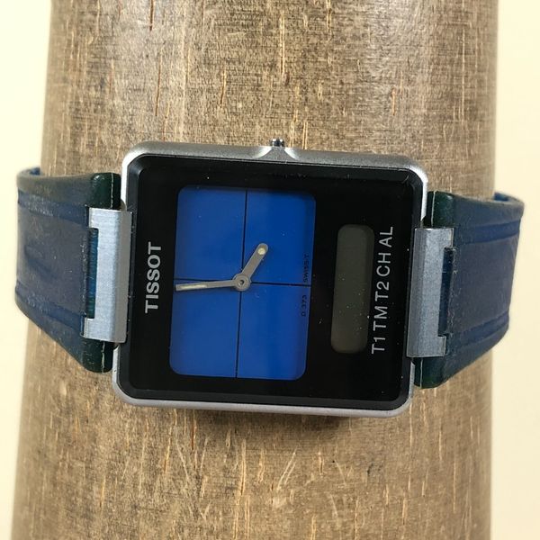 Tissot T1 Unisex Two Timer Quartz Analog Digital For Watch Parts Or ...