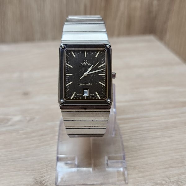 Extremely Rare OMEGA Tank Seamaster Mariner III 1980s Quartz Date Mens ...