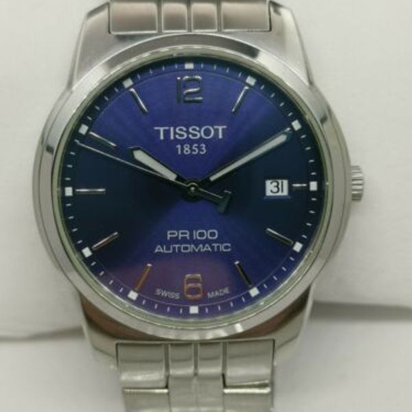 Tissot PR100 Automatic Mens Watch T049407A Excellent Condition Swiss ...