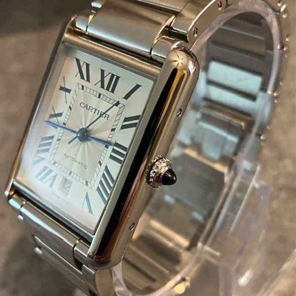 FS: Cartier Tank Must De Cartier Extra Large Silver Dial Complete Set ...
