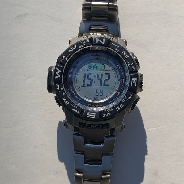 FS: Casio Protrek PRW-3500T-7 Triple Sensor Watch, Titanium Band ...