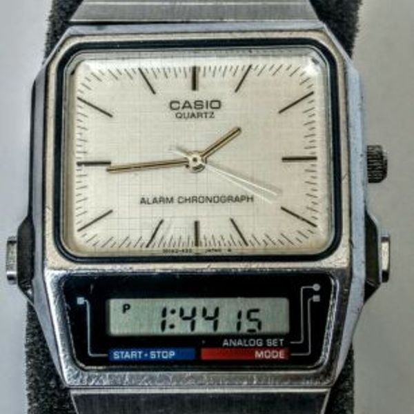 VINTAGE RARE CASIO AQ-450 WATCH IN OVERALL EXCELLENT CLEAN & VERY GOOD ...