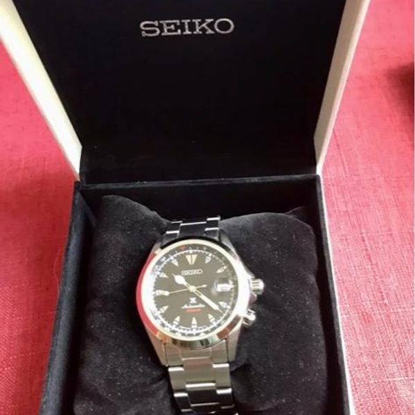 FS: Seiko Alpinist Prospex SPB117 Black Dial on Bracelet-minty with box ...