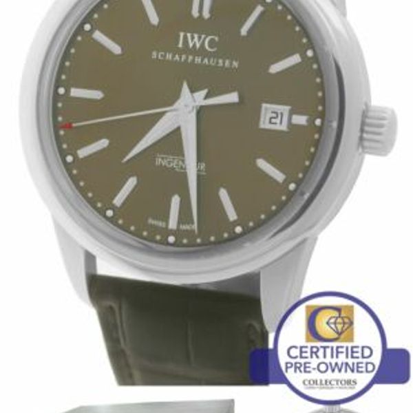 MINT IWC Ingenieur 2012 Limited 500 Stainless Brown 3233 3233-11 ...