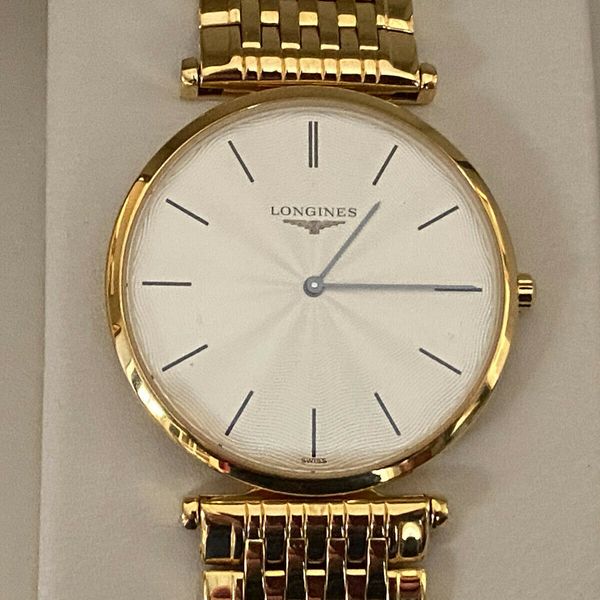 STUNNING LA GRANDE CLASSIQUE DE LONGINES SLIM GOLD WATCH - RRP £1,150 ...