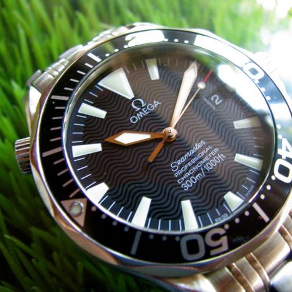 FS: 2002 OMEGA SEAMASTER PRO CHRONO BLACK DIAL w/ BOX AND PAPERS ...