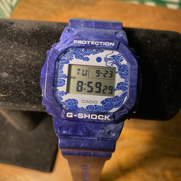 Casio G-Shock Porcelain Series Dragon Pottery Purple Digital Watch DW ...
