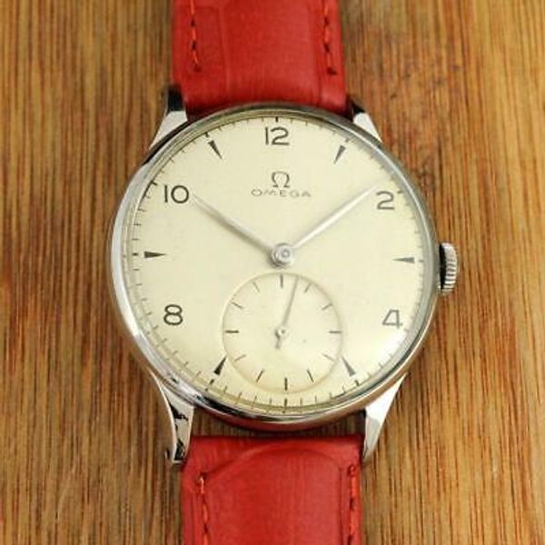 1944' OMEGA REF 2317 MANUAL WIND CAL 30T2 STEEL VINTAGE ORIGINAL GENTS ...