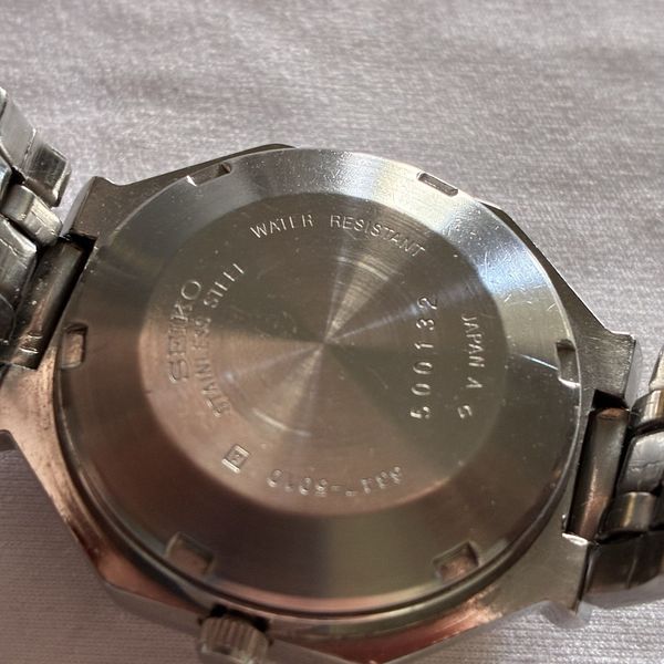 Vintage Automatic Seiko 5 Moonphase Octagonal Case 6347-5010 Coffin ...