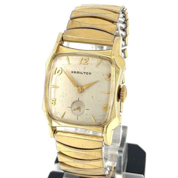 1950â s Hamilton TYRONE Menâ s Watch Cal. 730 10K Gold Filled Original ...