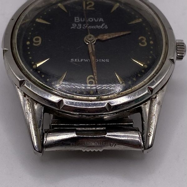 VINTAGE BULOVA 23 JEWEL SELF WINDING MENS WATCH M2 RUNNING ...
