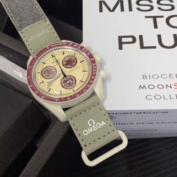 NEW Swatch x Omega Moonswatch Mission To PLUTO Watch - With Box ...