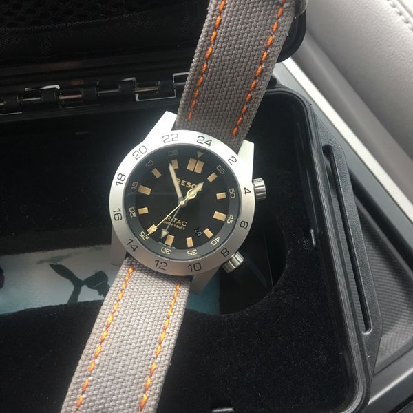 BIG Reduction $895 shipped!!Resco RTAC Stainless Khaki GMT Diver New ...