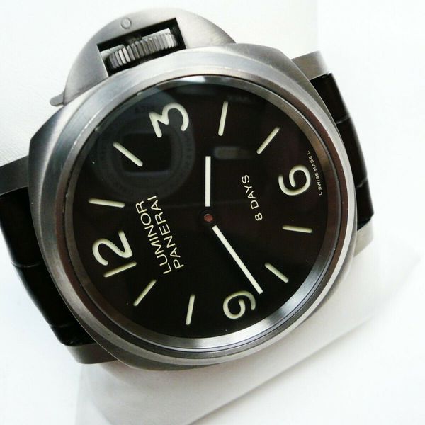 Panerai PAM 562 Luminor 8 Day Hand-Wound 44mm Titanium Watch + Box and ...