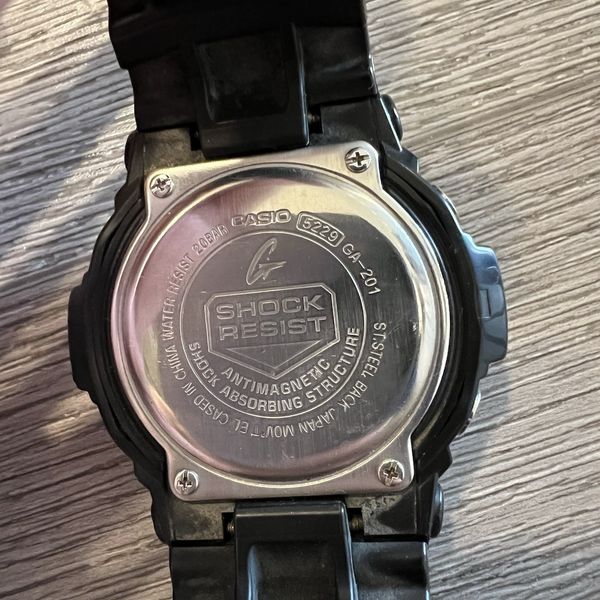 Casio GA201 (5229) G-Shock Analog/Digital Men's Watch WORKING ...