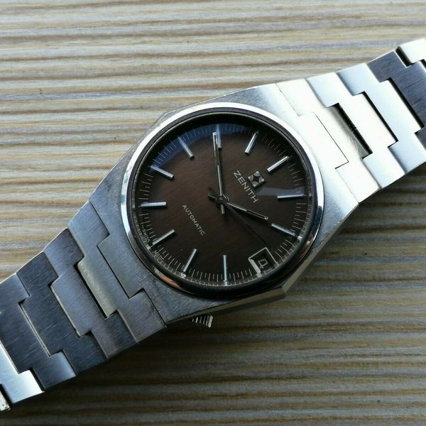 Zenith Automatic Vintage Men's Watch cal. 2572 PC- Excellent 1970s ...