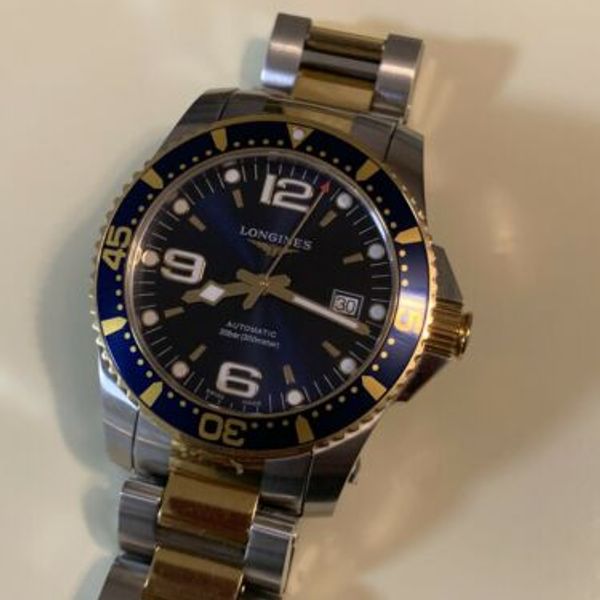 LONGINES HydroConquest L37423967 Blue Dial Men's Watch | WatchCharts