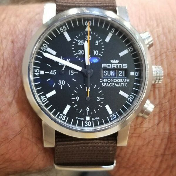 Fortis SPACEMATIC Chronograph Automatic Swiss Men's Watch 625.22.141.1 ...