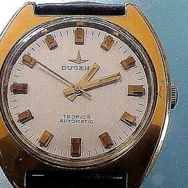 Wristwatch Dugena Tropica Automatic Excellent Watch 1970s Functional ...