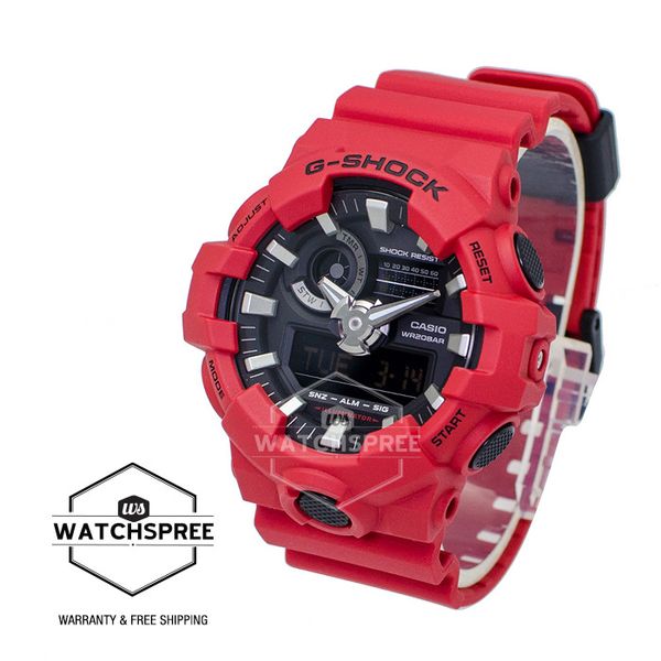Casio G-Shock new GA-700 Analog-Digital Watch GA700-4A | WatchCharts ...
