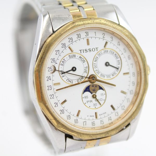Mens Tissot Triple Calendar Moonphase Watch Ref P365/465 Quartz SPARES ...