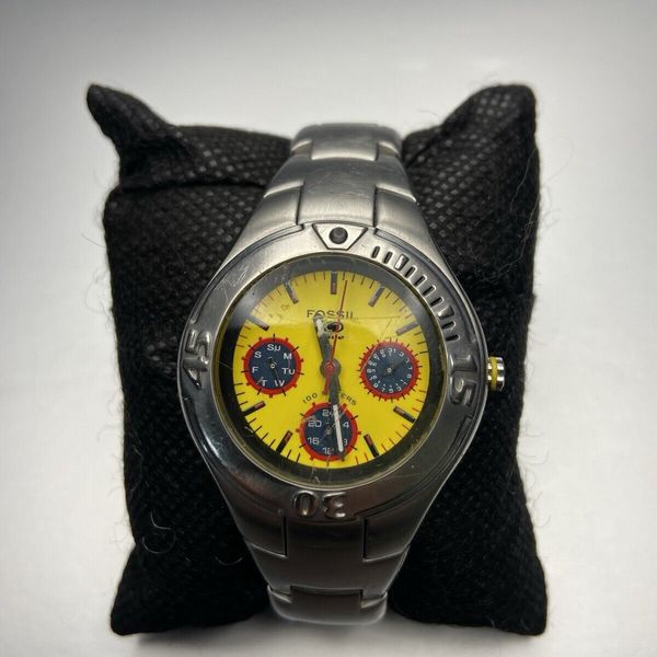FOSSIL Blue 100M Water Resistant Multi Dial Watch | WatchCharts Marketplace