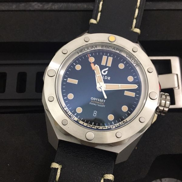 FSOT: Boldr Odyssey Vintage Black with Swiss STP Movement | WatchCharts ...