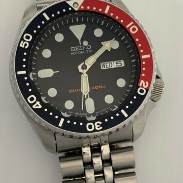 Seiko Dive Dark Blue Dial Stainless Steel Men's Watch SKX175 | WatchCharts