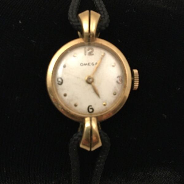 Omega ladies .585 (14kt) gold watch runs and keeps time | WatchCharts ...