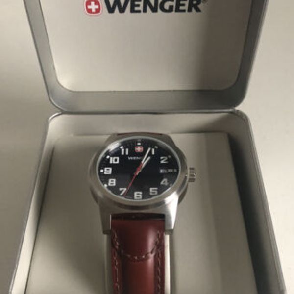 Wenger Swiss Army Watch Model # 0441.00 Stainless Steel 20mm Band ...
