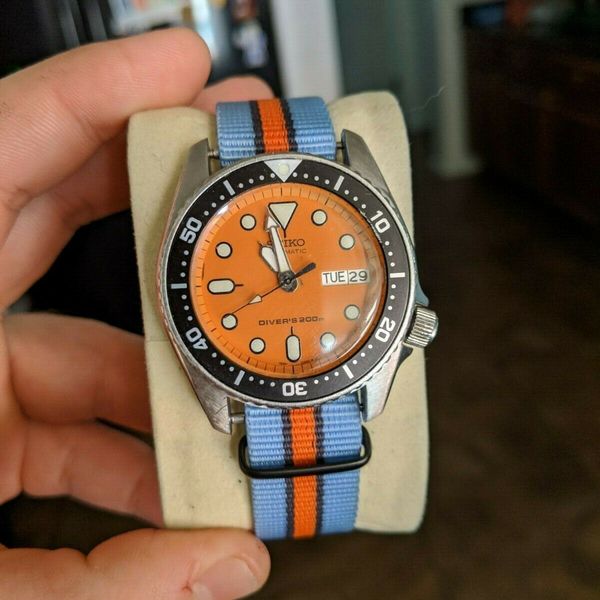 Seiko Diver SKX013 Orange Dial | WatchCharts Marketplace
