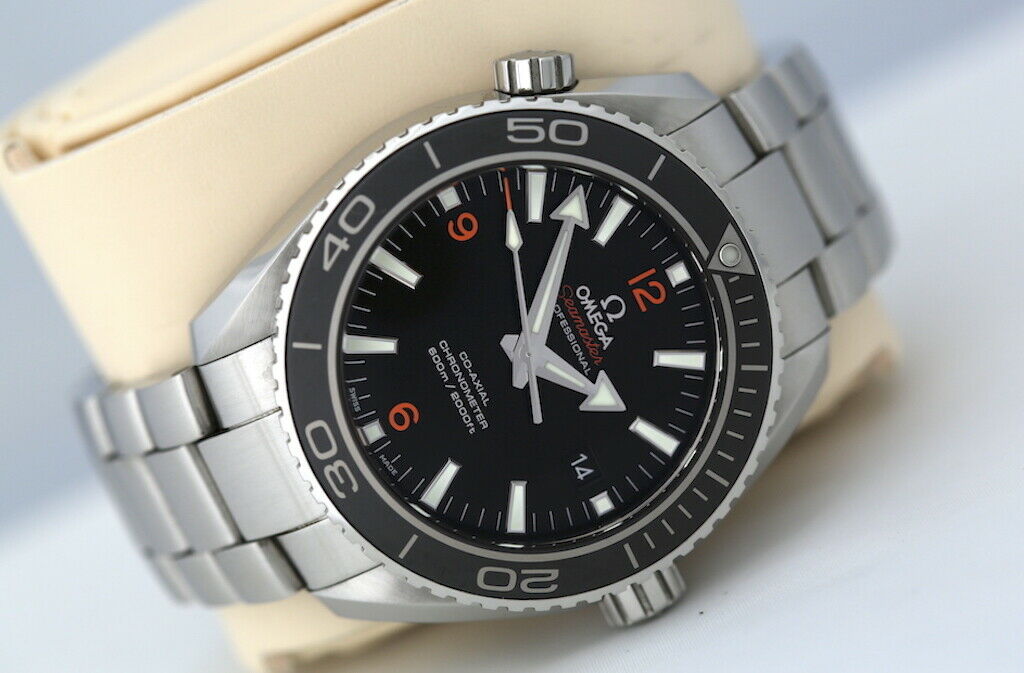 Omega Seamaster Planet Ocean 46mm XL Automatic Chronometer Watch (2017 ...